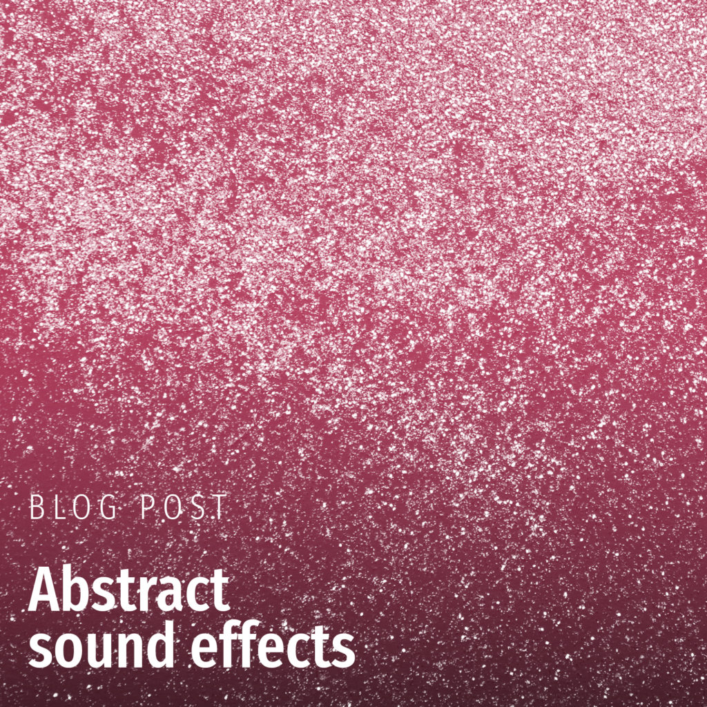 Abstract sound effects - Smartsound Cloud